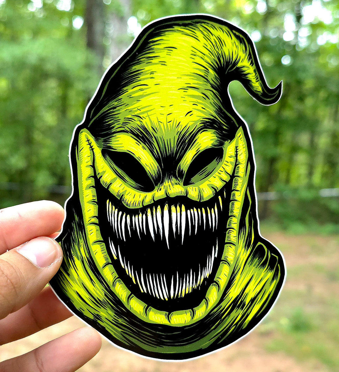 Green Boogie Man - Sticker – jimmyjamboombam