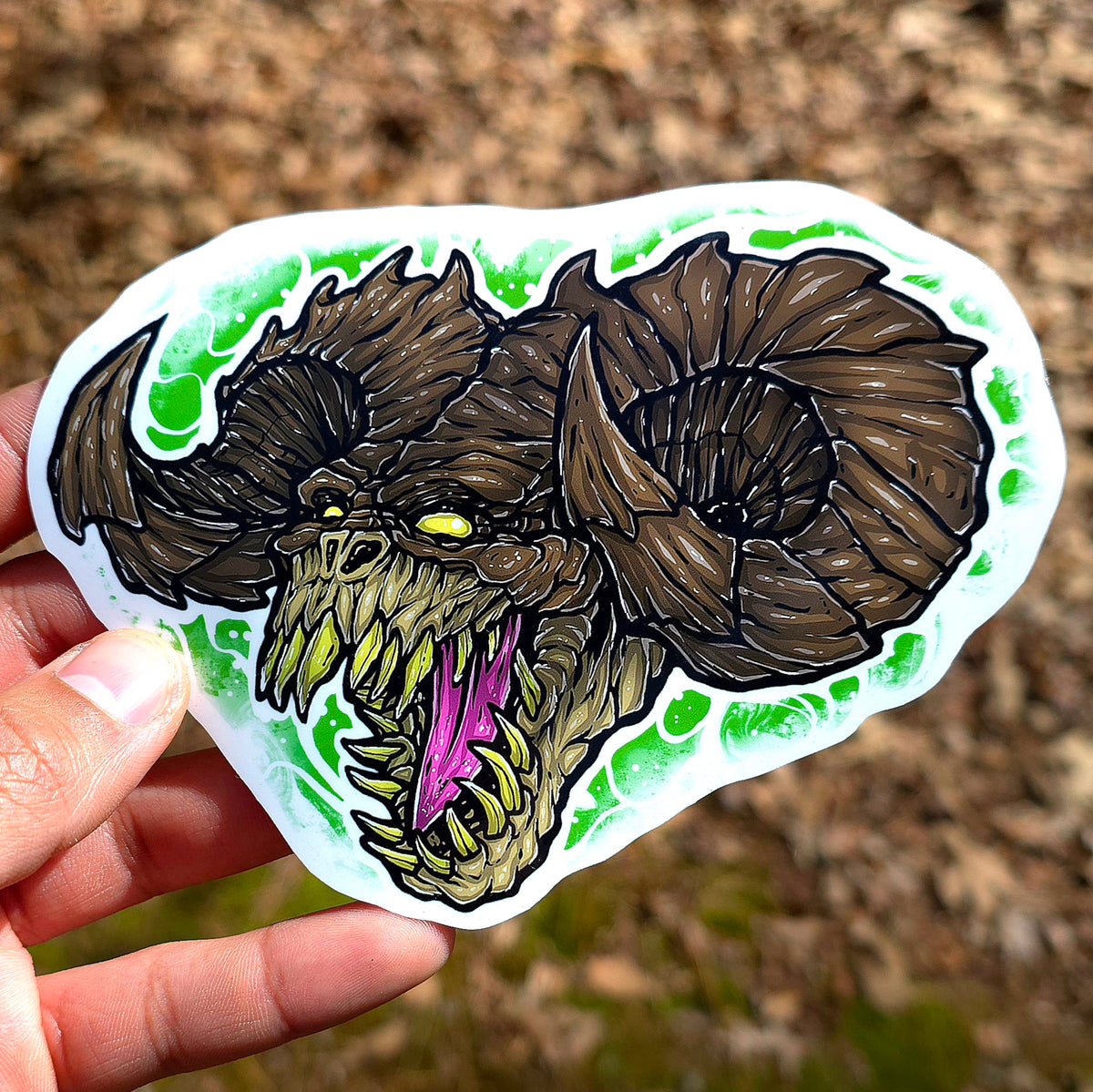 Rad Lizard - Sticker – jimmyjamboombam